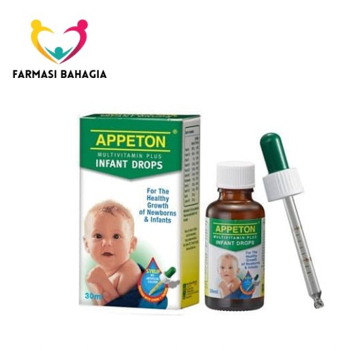 APPETON MULTIVITAMIN BABY DROPS 30ML | Shopee Malaysia