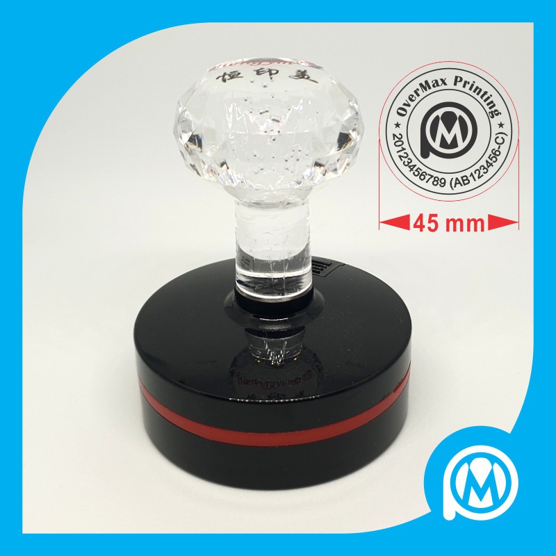 Custom Stamp Round / Cop Bulat / Company Stamp | Shopee Malaysia