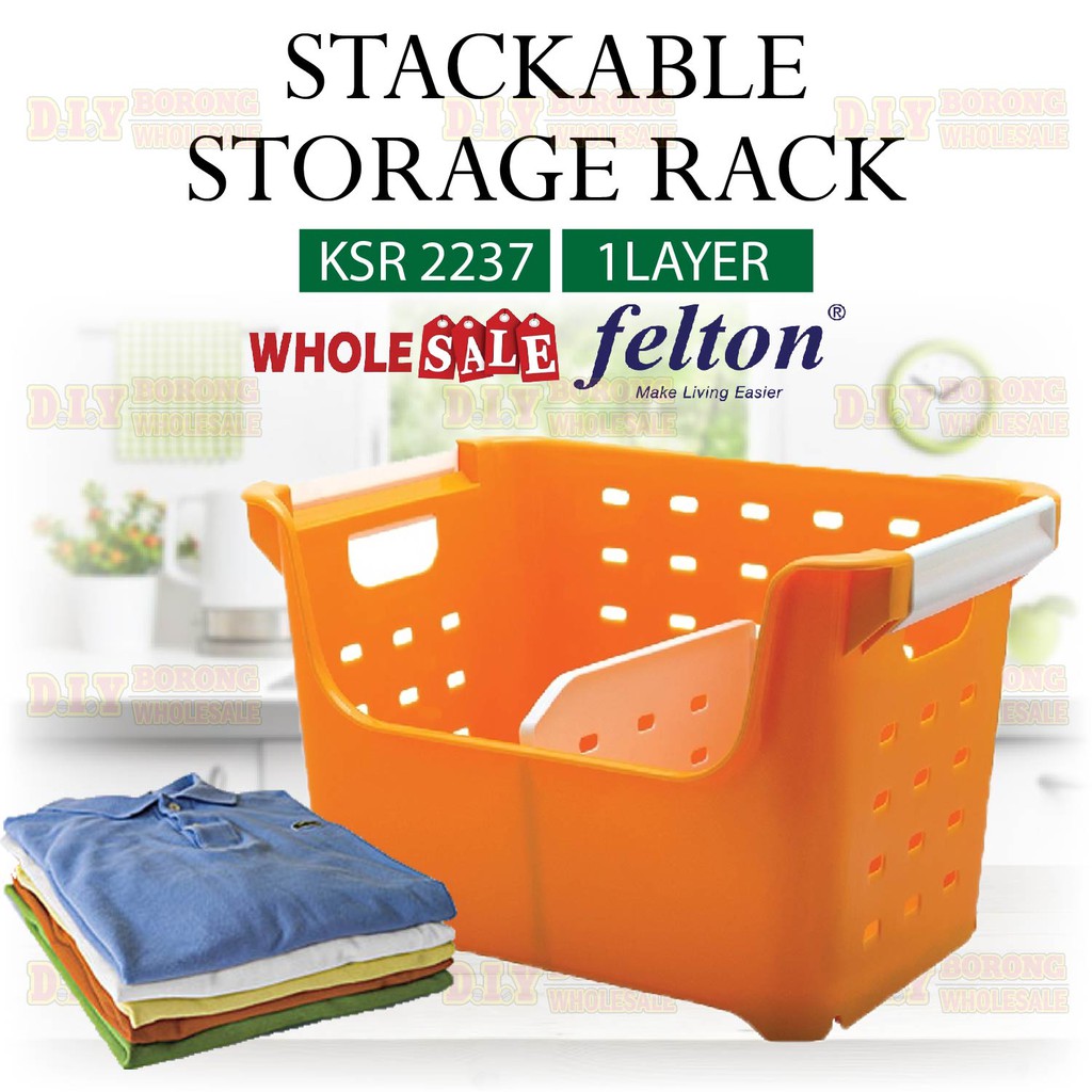 HOT ITEM ‼️ FELTON KSR2237 Stackable Storage Rack Multipurpose Kitchen ...