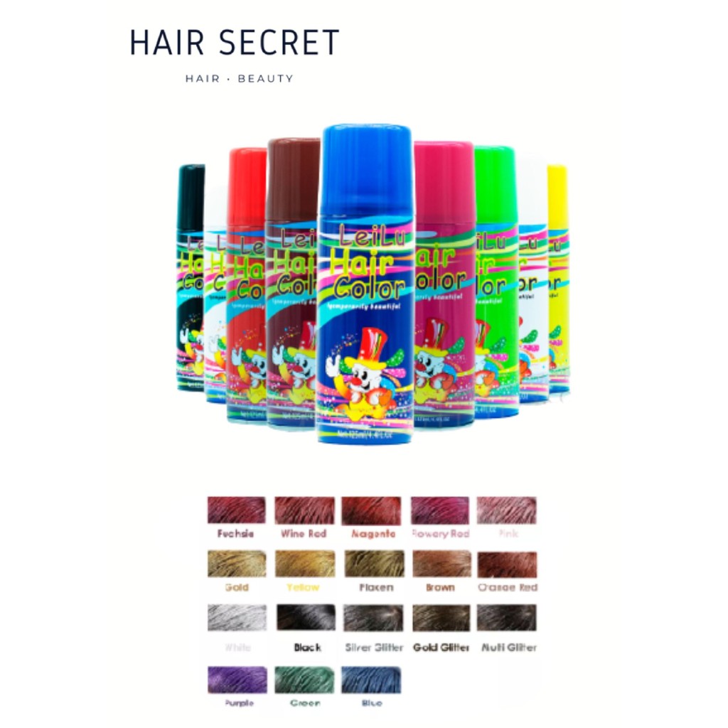 Temporarily Leilu Hair Color Spray - 125ML - West Malaysia Only ...