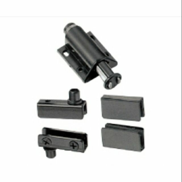 Cabinet Black Single Hi-Fi Glass Door Magnetic Pivot Hinge Set | Shopee ...