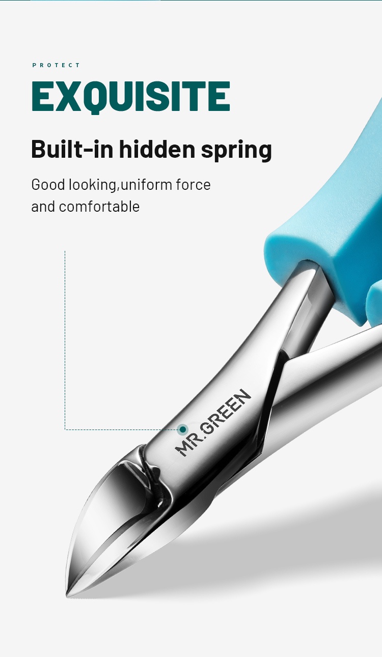 MR.GREEN Nail Clippers Ingrown Toenail Cutter Anti-Splash Olecran ...