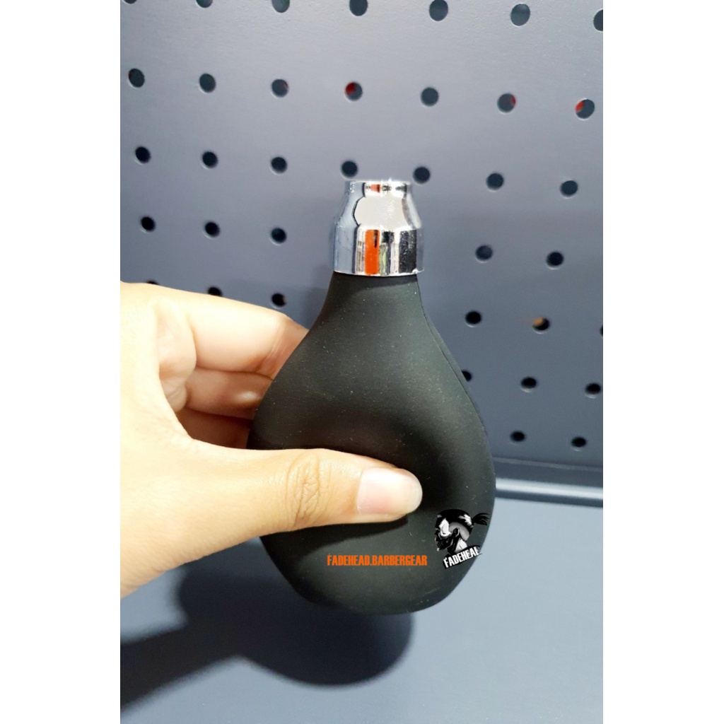 Barber Equipment Hairdressing Tools Black Squeeze Powder Sprayer blower ...