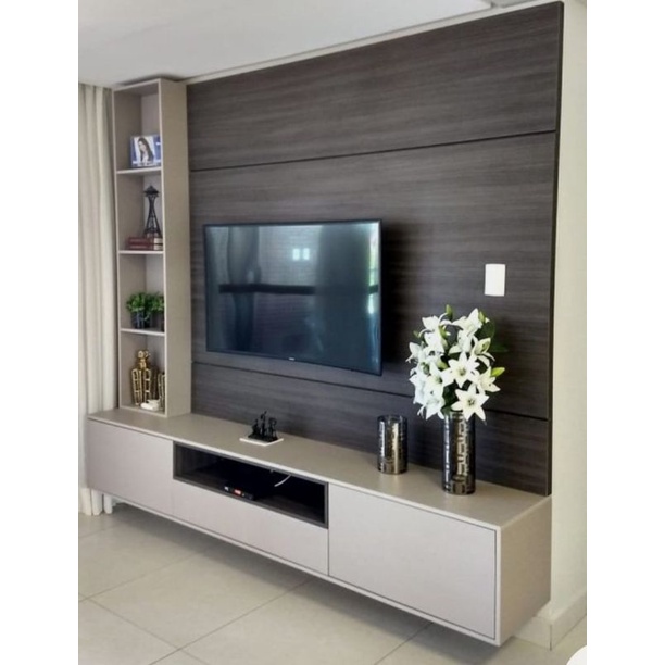 TV Cabinet 9ft with display compartments | Shopee Malaysia