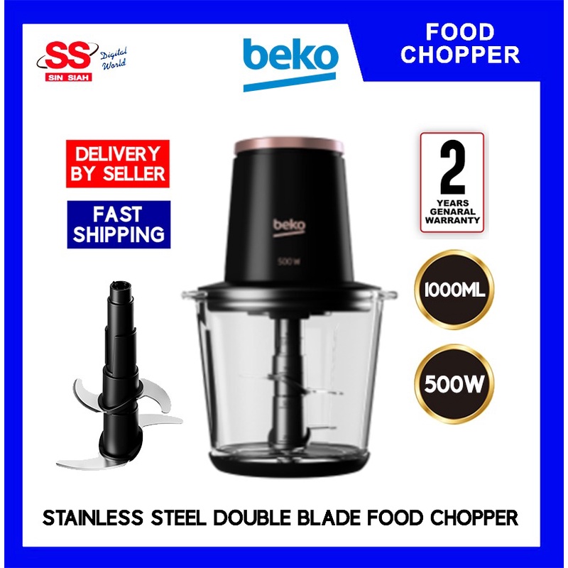 BEKO/MIDEA CHG70546 BLACK 1000ML 500W / MBC-06BK PINK 600ML STAINLESS ...