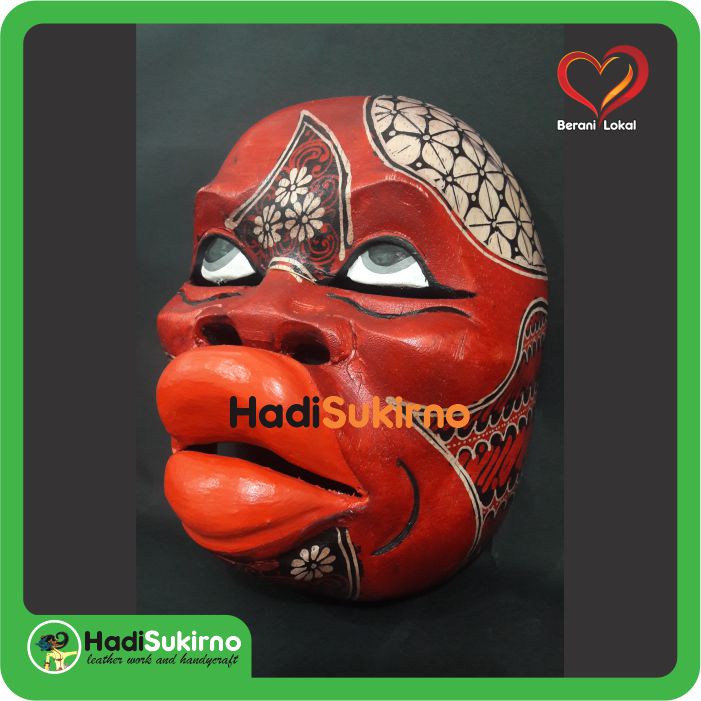 KAYU Monyong Lip batik Funny Mask/Wooden Mask | Shopee Malaysia