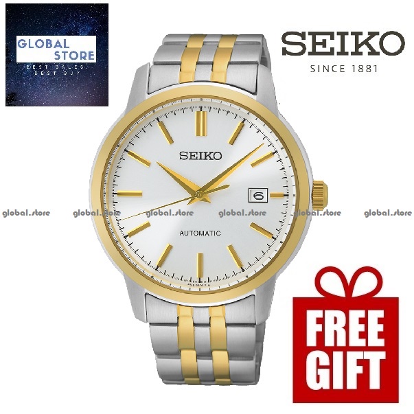 Seiko SRPH92K1 Men's Automatic Silver Dial Stainless Steel Strap Watch - SRPH92 | Shopee Malaysia