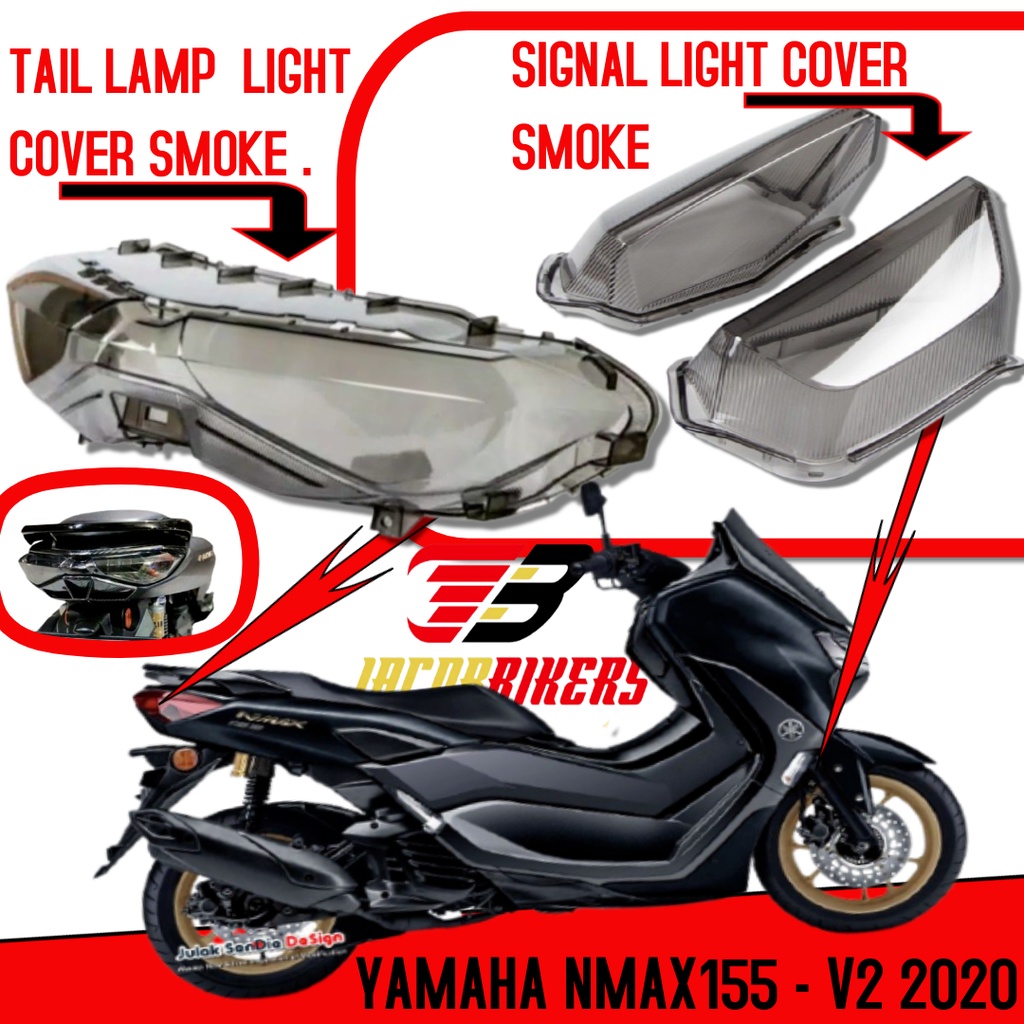 YAMAHA NEW NMAX V1 -V2 2020-2021 TAIL LAMP LIGHT SIGNAL LIGHT COVER ...