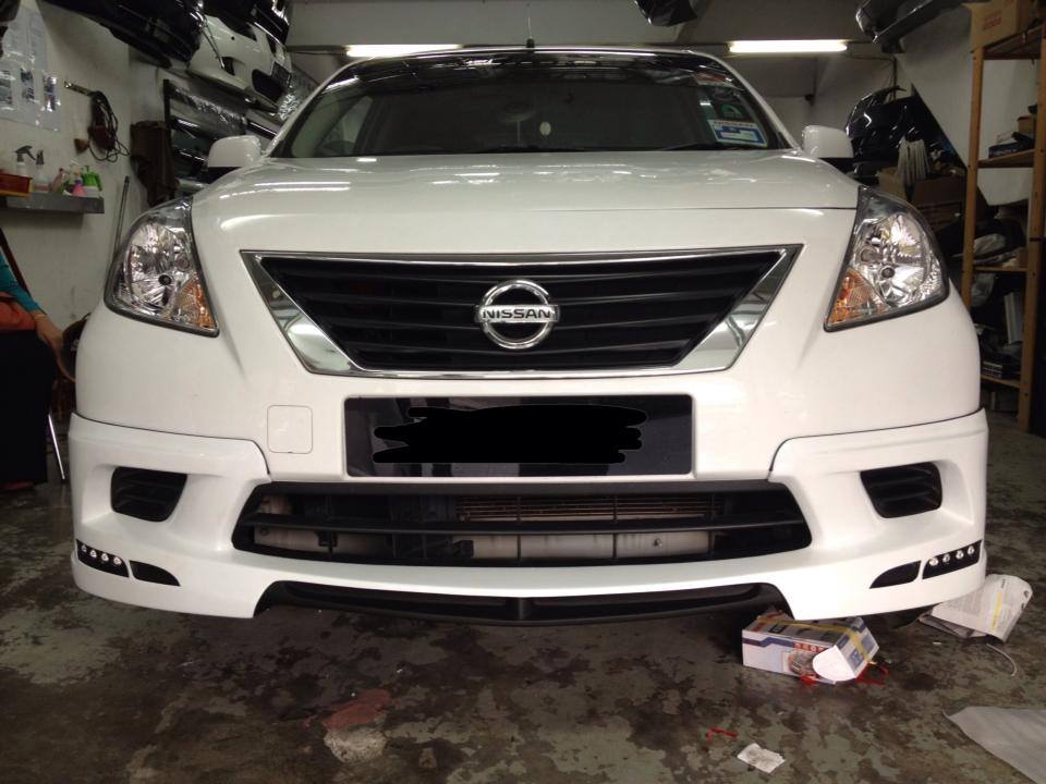 Nissan Almera N17 2013 Sportivo ( Body Kit , Bodykit , Skirt , Skirting ...