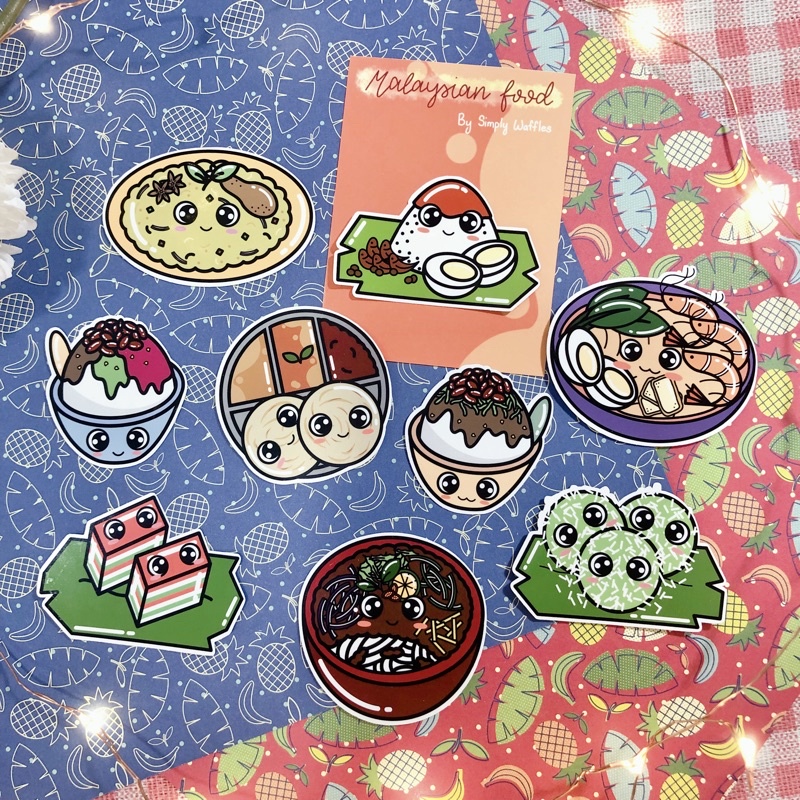 Malaysian Food 🥘 - Sticker Pack | Shopee Malaysia