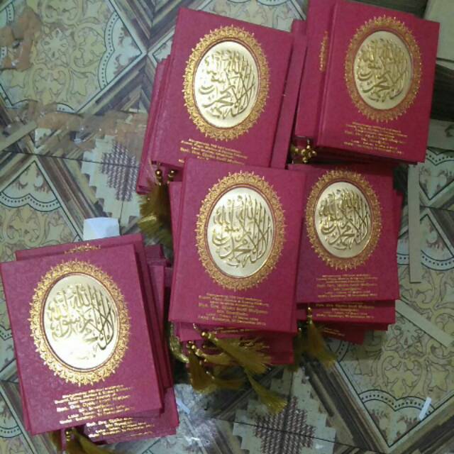 Yasin hard cover book filled with slippery paper 224 hamalan PO 50 pcs ...