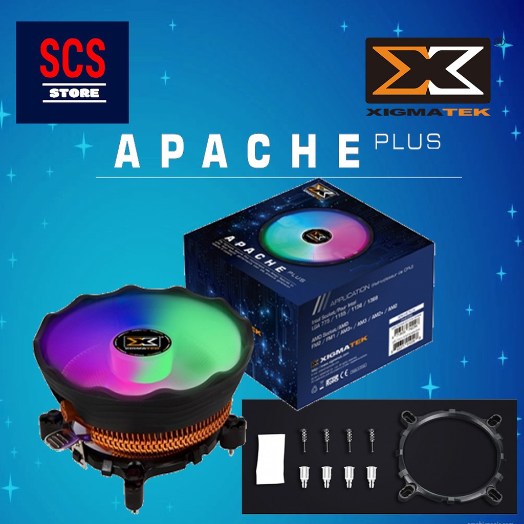 XIGMATEK Apache Plus 120mm CPU Cooler | Shopee Malaysia