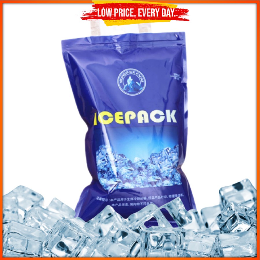 Gel Ice Pack Reusable Refrigerated For Breastmilk food seafood Cooler ...