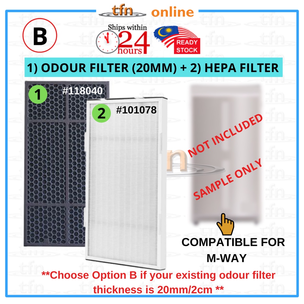 AMWAY ATMOSPHERE COMPATIBLE HEPA FILTER AND ODOUR FILTER | Shopee Malaysia