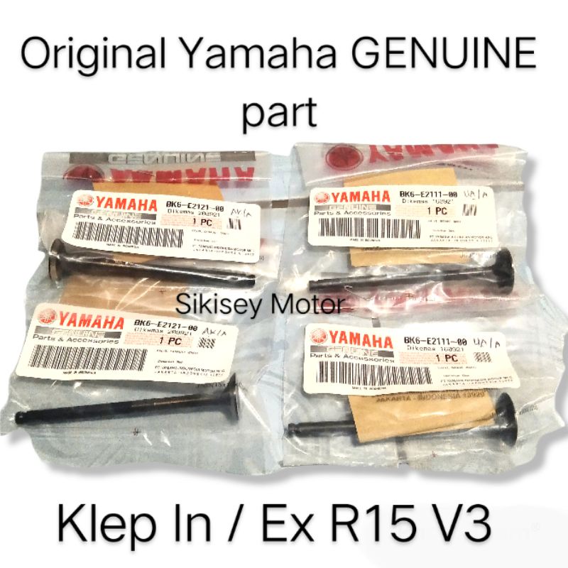 R15 VALVE V3. VALVE IN / EX R15 V3 (1 Set) Original YAMAHA Genuine part ...