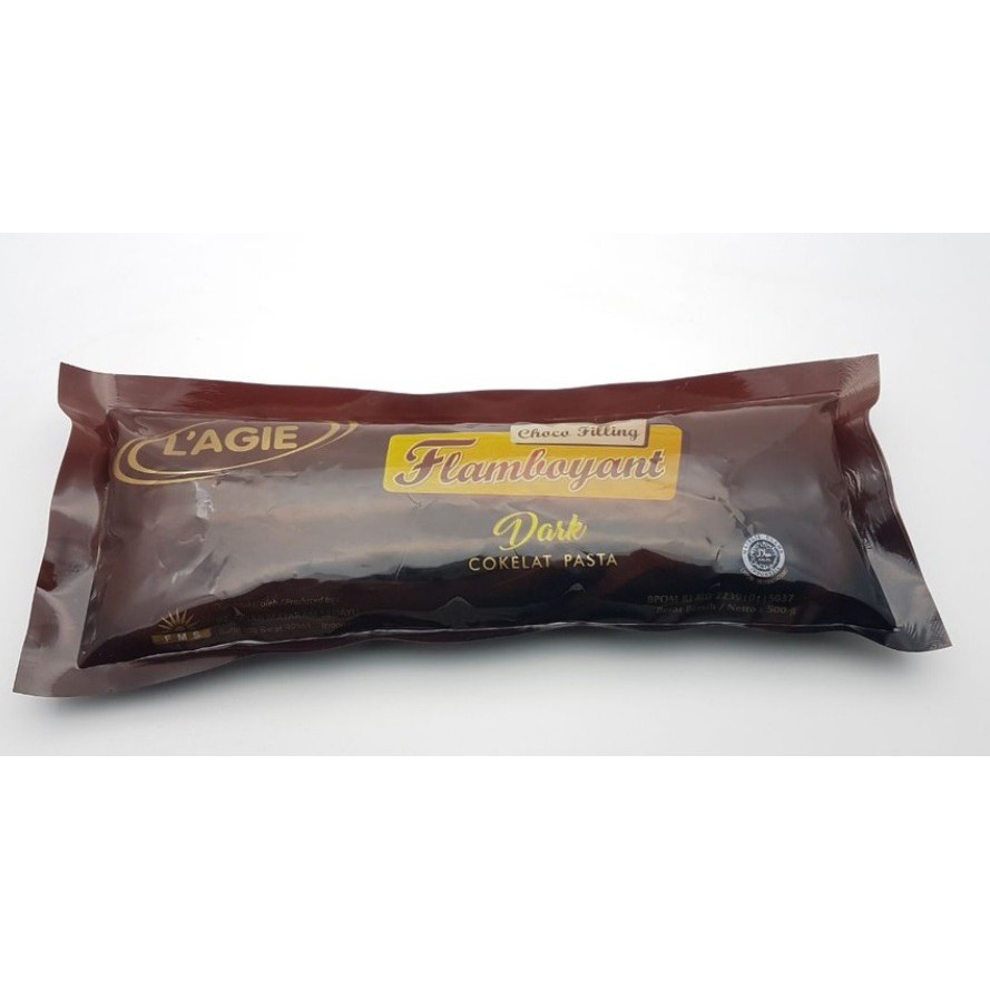 Lagie FLAMBOYANT DARK CHOCO FILLING 500GRAM Packaging | Chocolate ...