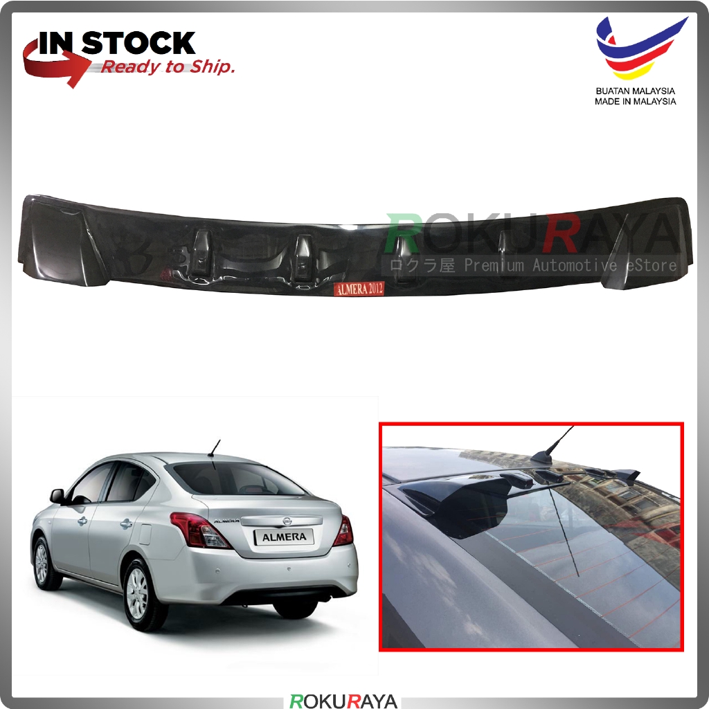 Nissan Almera Vortex Generator Shark Fin Aerodynamic Rear Windscreen ...