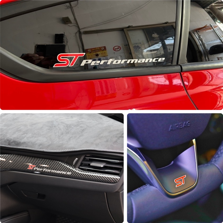 FORD Whole Car Series [ST Random Sticker] 3M No Residual Glue Metal ...