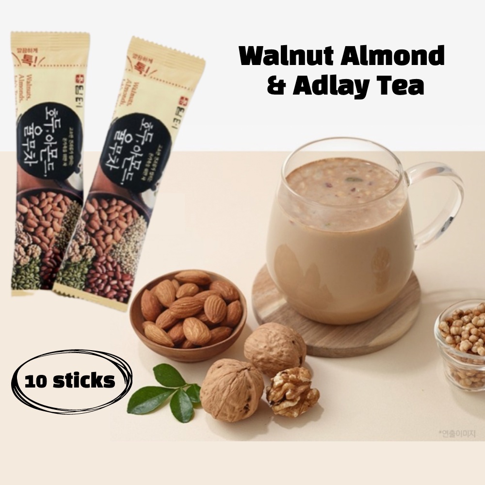 Walnut Almond and Adlay Tea 18g x 10p Korean tea | Shopee Malaysia