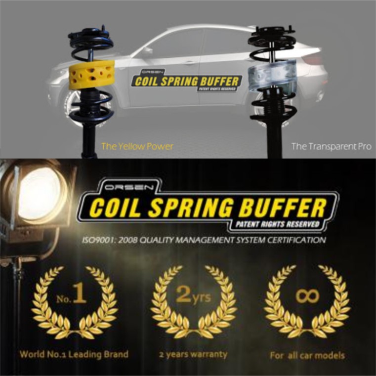 ORSEN Coil Spring Buffer For Mazda M2, M3 SKYACTIV, M5, M6, 323, 626 ...