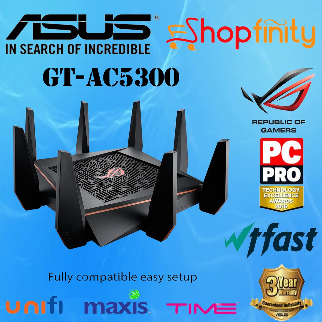 ASUS ROG Rapture GT-AC5300 | Shopee Malaysia