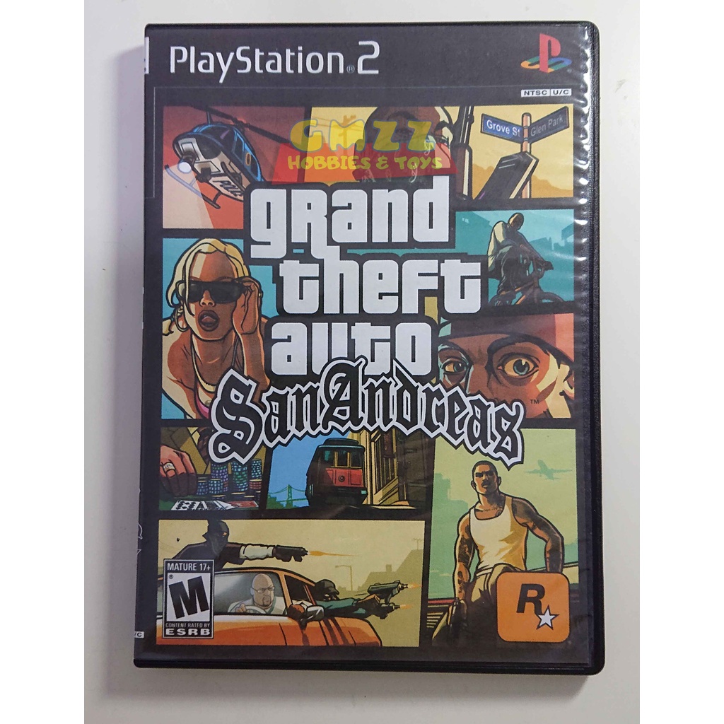 Ps2 GTA San Andreas CD Game Cassette PS 2 | Shopee Malaysia