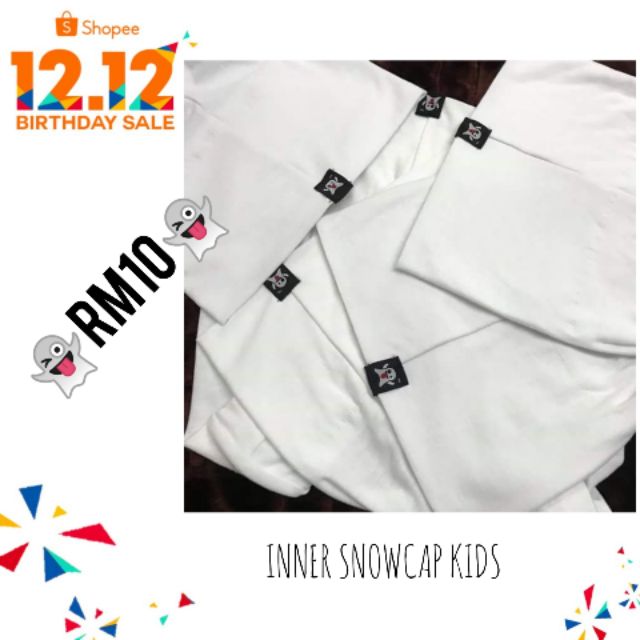 (READY STOCK)👻 INNER SNOWCAP KIDS FOR SCHOOL 👻 | Shopee Malaysia