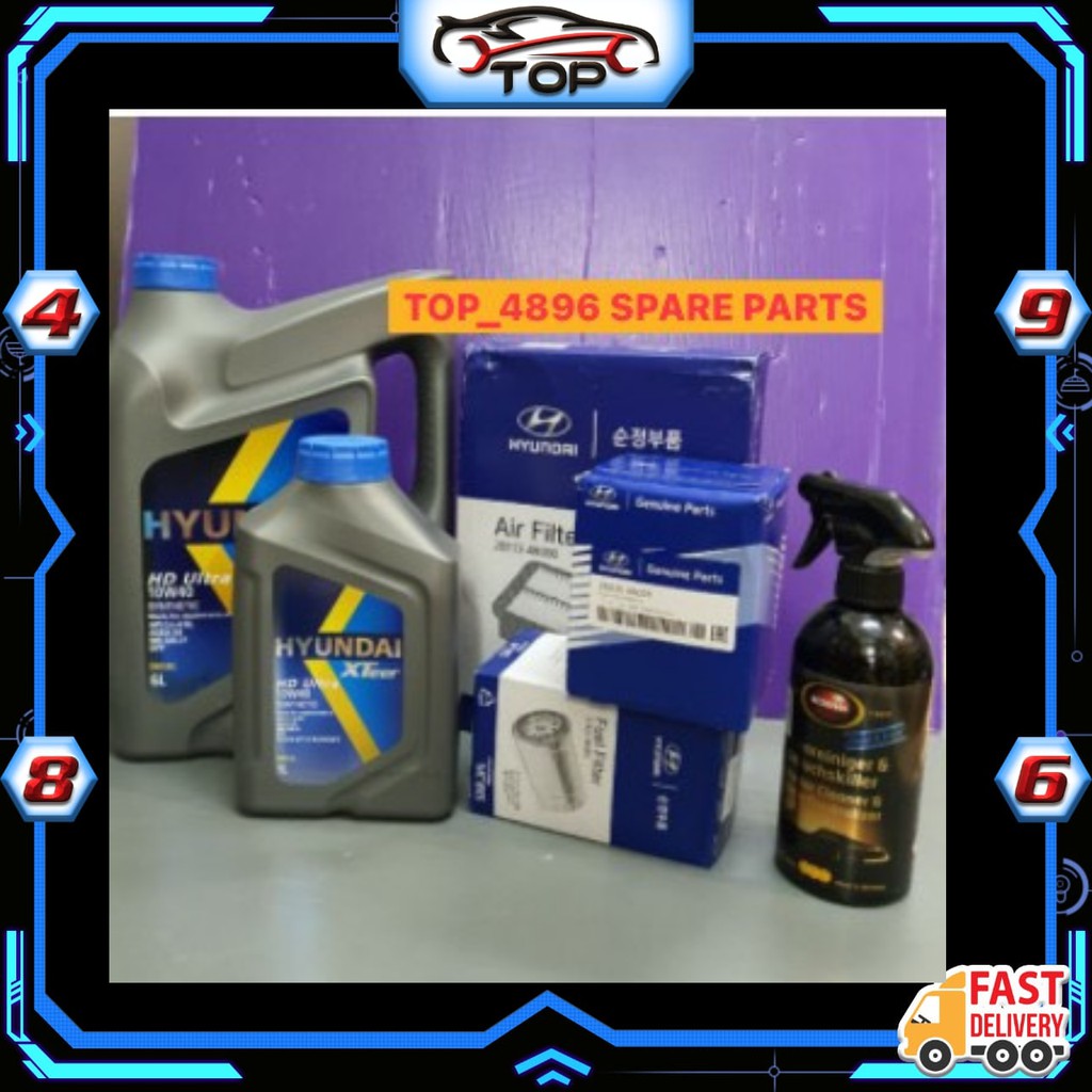 HYUNDAI STAREX SERVICE PACKAGE (XTEER SIME SYNTHETIC 10W40 7L+AIR ...