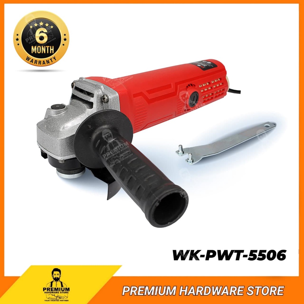 WORKER ANGLE GRINDER WK-PWT-5506 4 INCH 900W Cutting Grinding Polishing ...