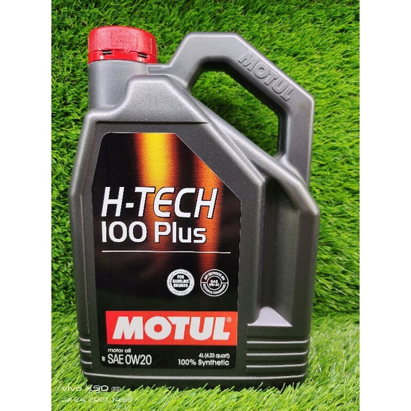 Motul H-Tech 100 Plus 0w-20 fully synthetic Engine Oil (4L) | Shopee ...