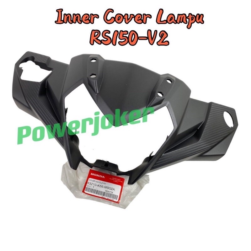 Honda RS150 RS 150 V1 V2 (Original Honda) Inner Cover Lampu Depan/ Inner Meter Cover Hitam ...