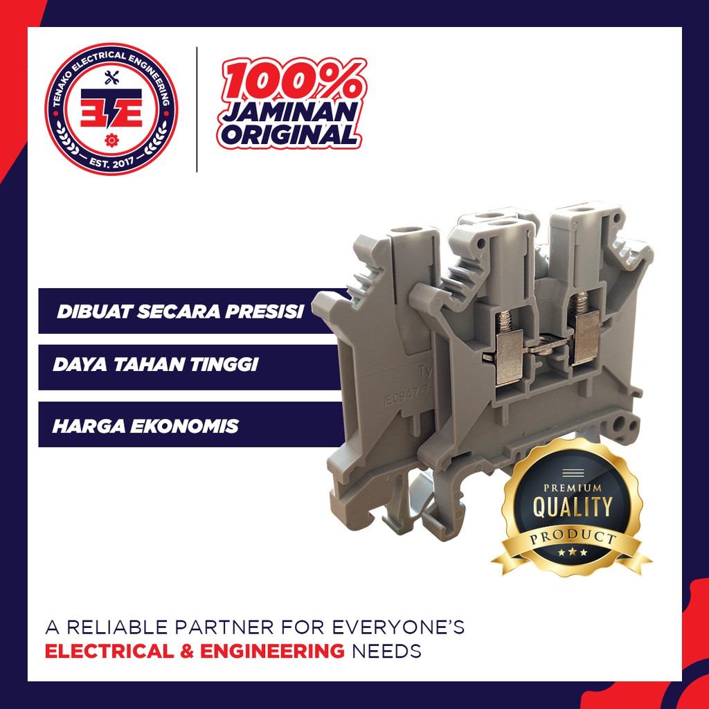 Uk3n / UK-3N Universal Terminal Block | Shopee Malaysia