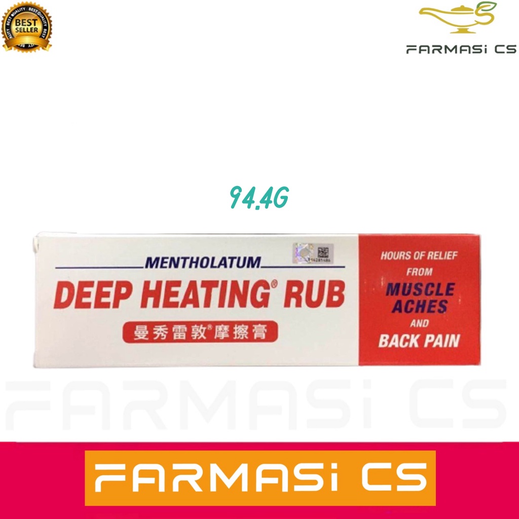 Mentholatum Deep Heating Rub Pain Relieving Analgesic 94.4g EXP:07/2026 ...