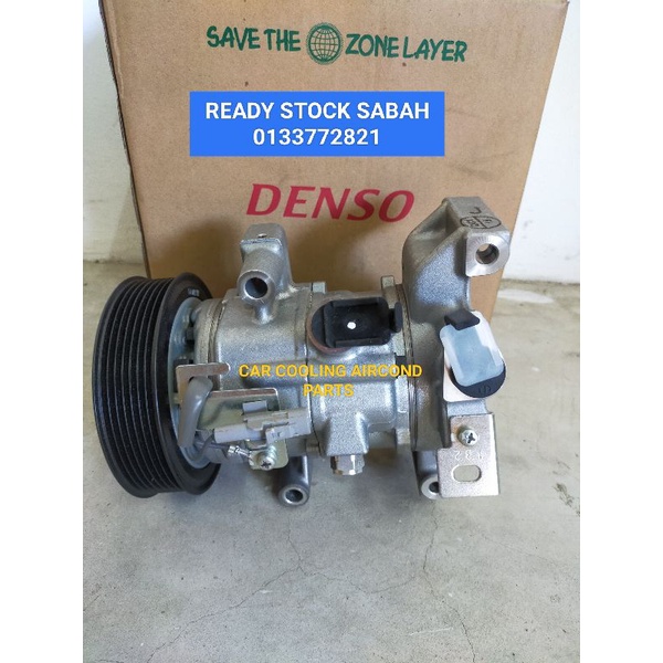 AIRCOND COMPRESSOR TOYOTA HILUX REVO GUN125 2016 ORIGINAL DENSO | Shopee Malaysia