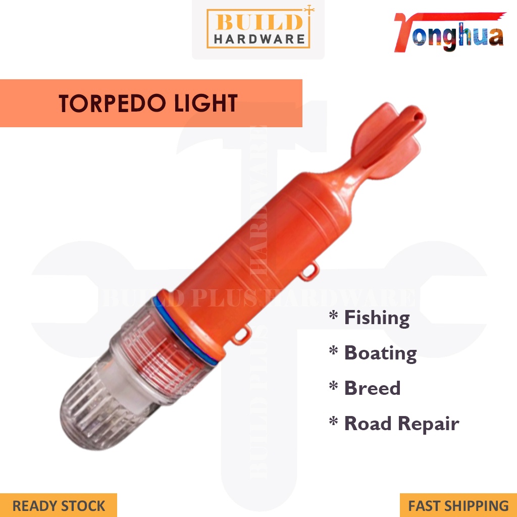 Torpedo Light Marine LED Light Control Warning Net Mark Fishing Signal Light 鱼雷灯 Lampu Nelayan ...