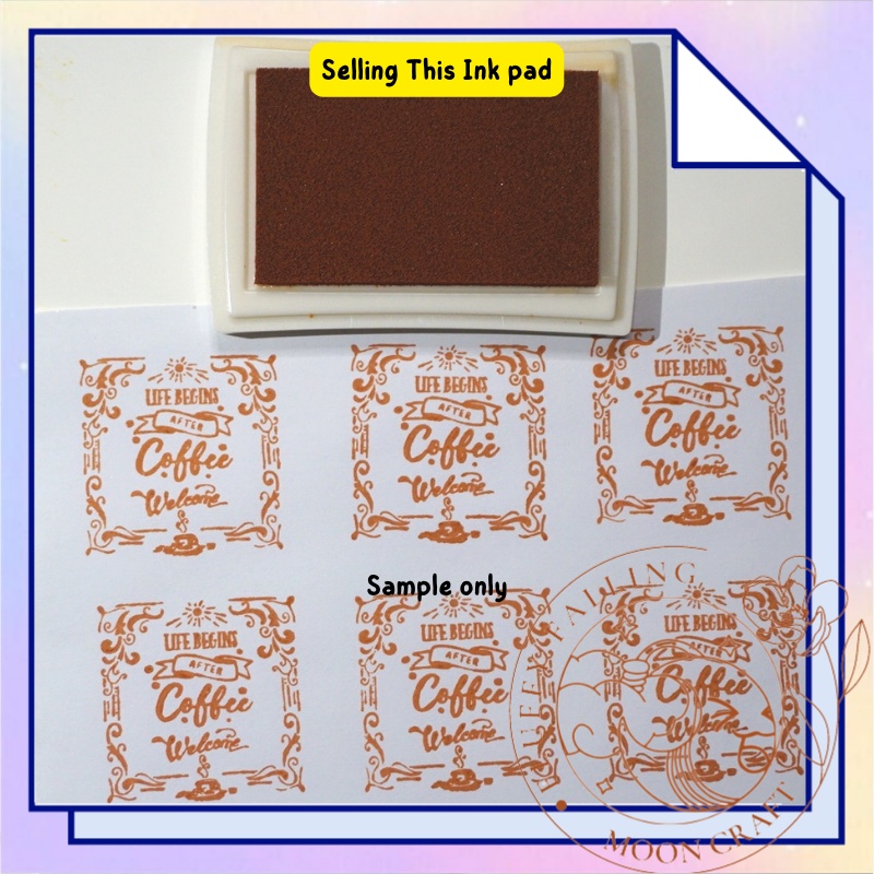 [Buy3Get5%]Fluff's Single Color Ink Pad Stamp Pad Ink Cop Stamp Ink 印泥 ...