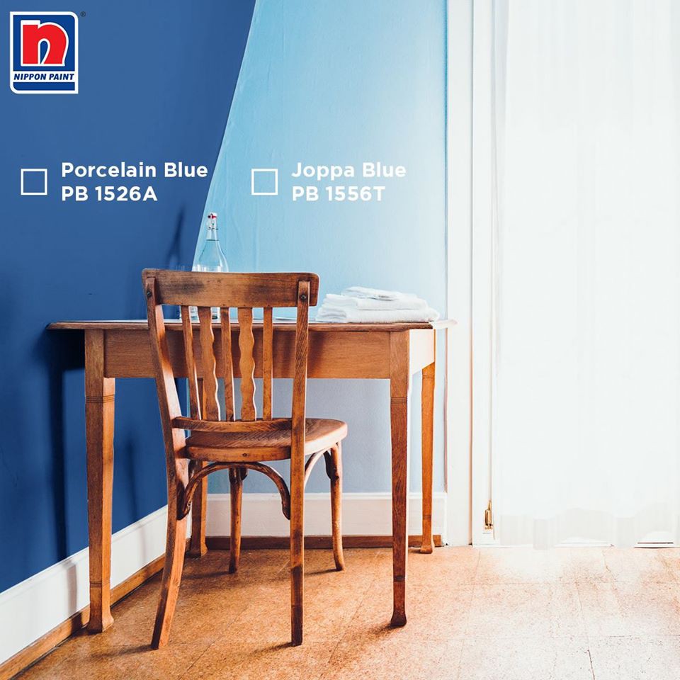 (INTERIOR) NIPPON PAINT 1LT / 5LT PORCELAIN BLUE PB1526A Cat Dalaman ...