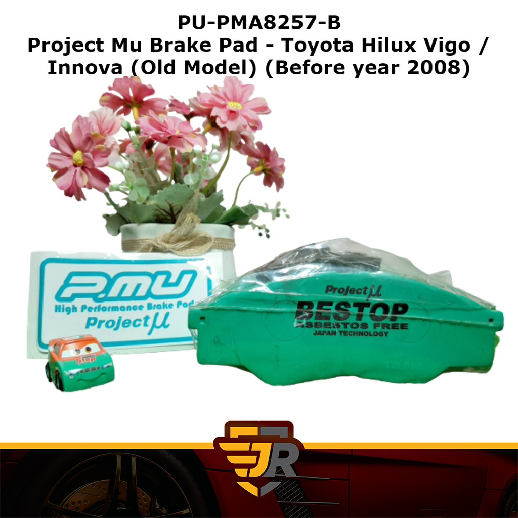 PROJECT MU (BESTOP) REAR Brake Pad (PU-PMA8257-B) - Toyota Hilux Vigo ...