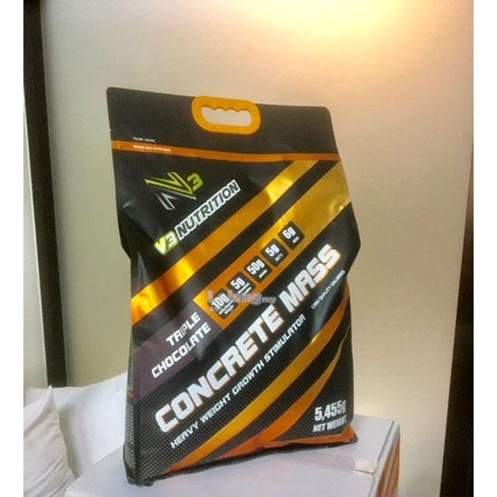 (Ready Stock) Concrete Mass 5.5KG Gainer Supplements Weight Gainer ...