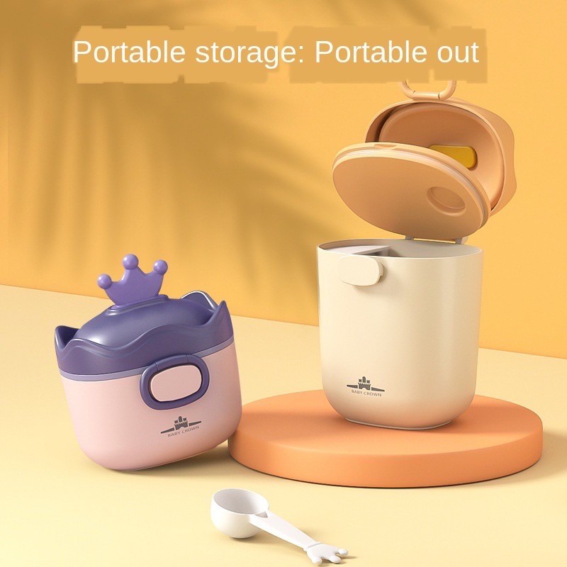 🔥Ready Stock🔥2020 new crown milk powder box spoon separation can carry ...
