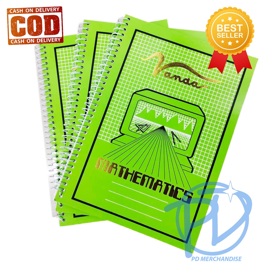 PD Math Notebook Venda Mathematics Graphing Note Book Spiral & Yarn ...