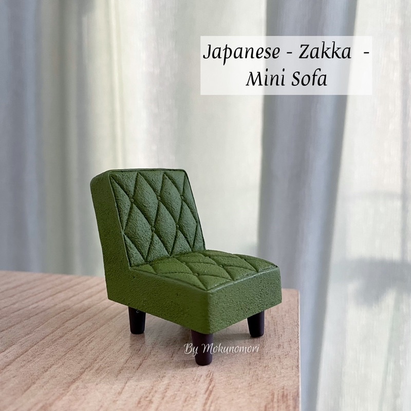 Japanese ZAKKA Mini Sofa Chair Creative Miniature Doll Decoration ...