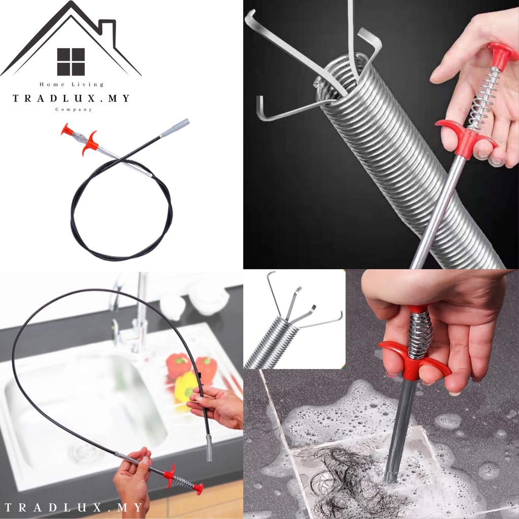 Flexible Multipurpose Hand Grip, Claw /Drain Clog Remover Hair Remover ...