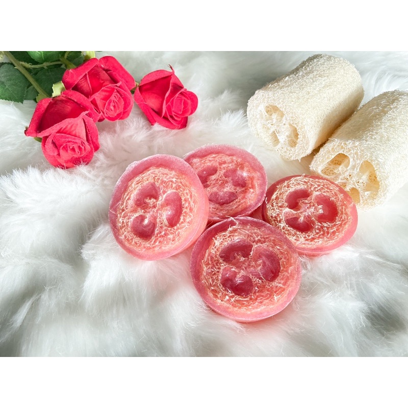 Natural Hand made Luffa Soap Loofah Soap Sabun Luffah (Sabun Sental ...