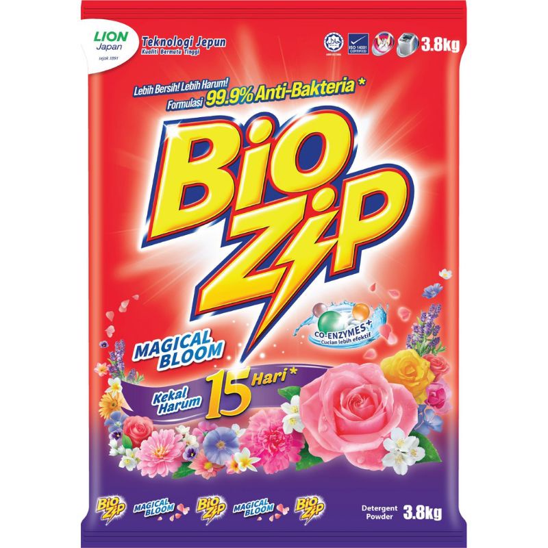 Bio Zip Detergent Powder/Sabun Serbuk Pencuci Baju [2.3KG] - Colour ...