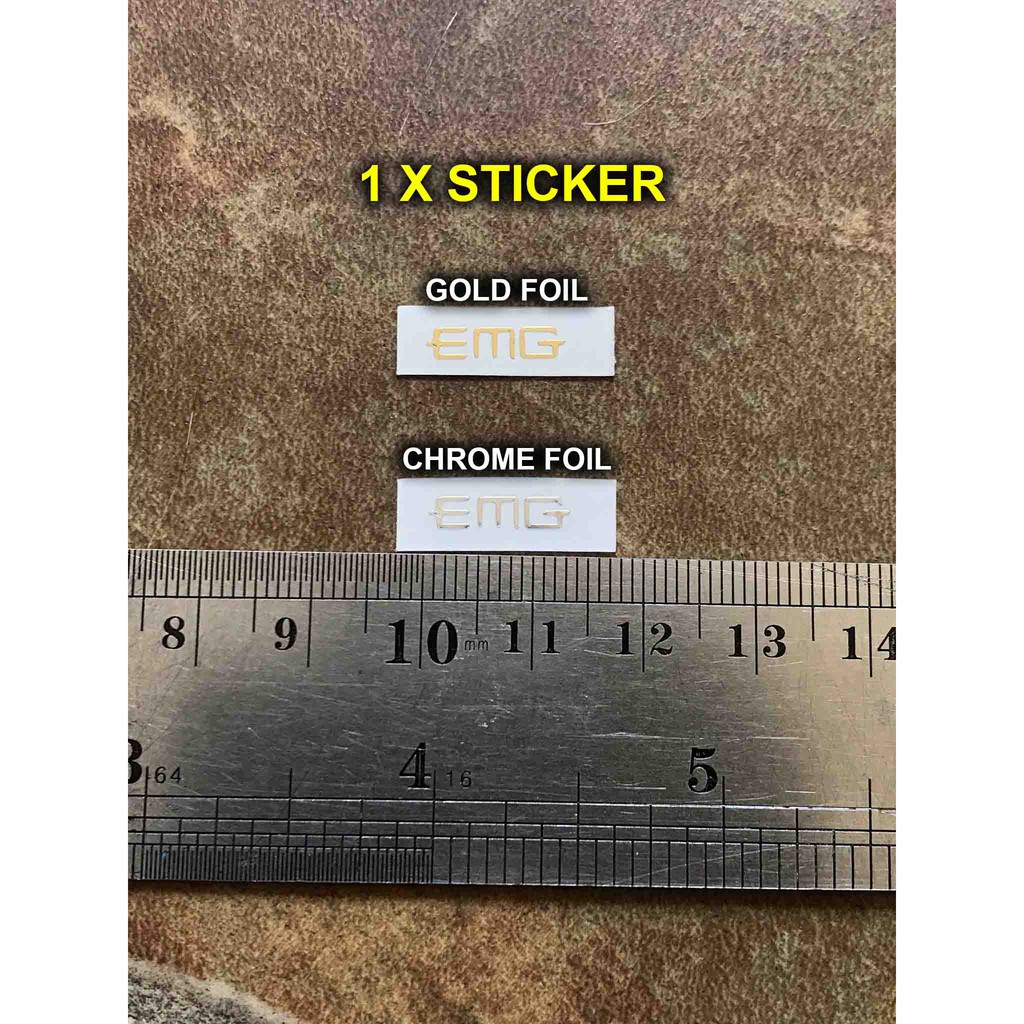 Pickup Sticker with EMG Writing For Humbucker Single Soapbar Pickups ...