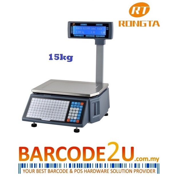 Rongta RLS1100 Label Digital Weighing Scale -15kg | Shopee Malaysia