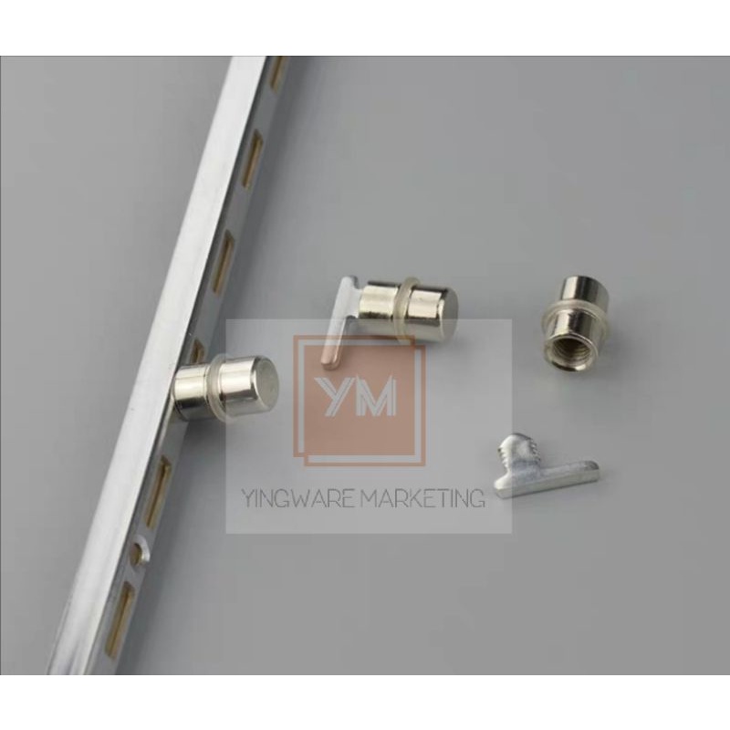Bracket holder support shelf stud AA tube pole rack rail rod storage ...