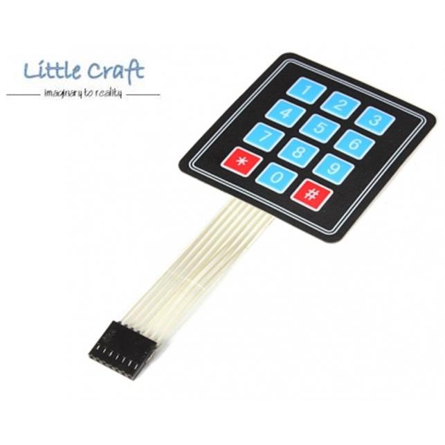 Arduino IoT 4x3 Matrix Array 12 Key Membrane Switch Keypad | Shopee Malaysia