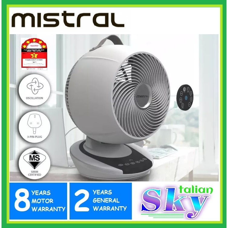 Mistral Air Circulator Fan / Table Fan / Oscillation Fan MACD1001 ...